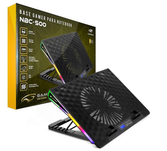 Somos especialista na venda de Base Gamer para Notebook C3Tech com LED ...