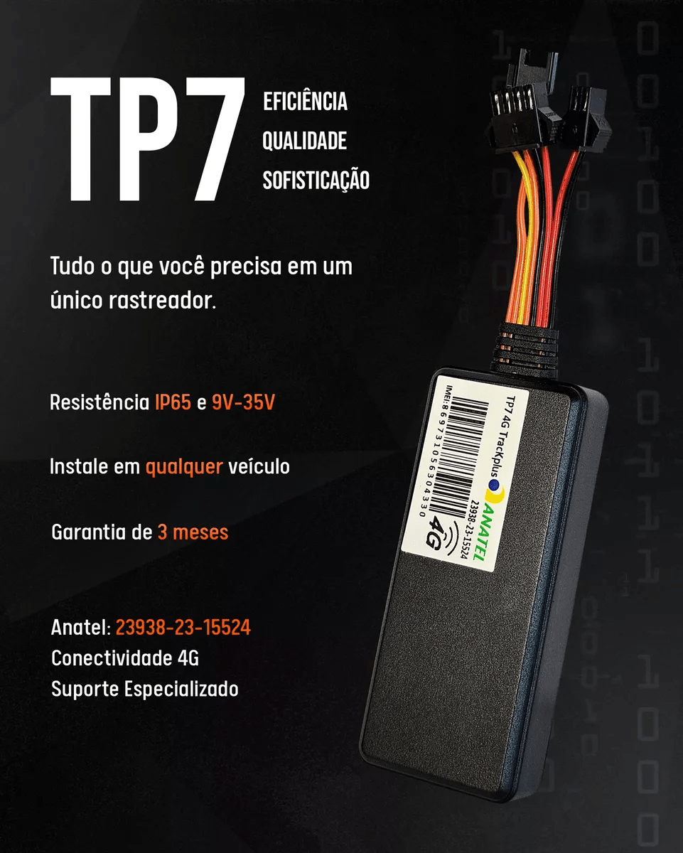 Somos Importador e Distribuidor de Rastreador Gps Bloqueador Veicular 4g Homologado + Chip M2m