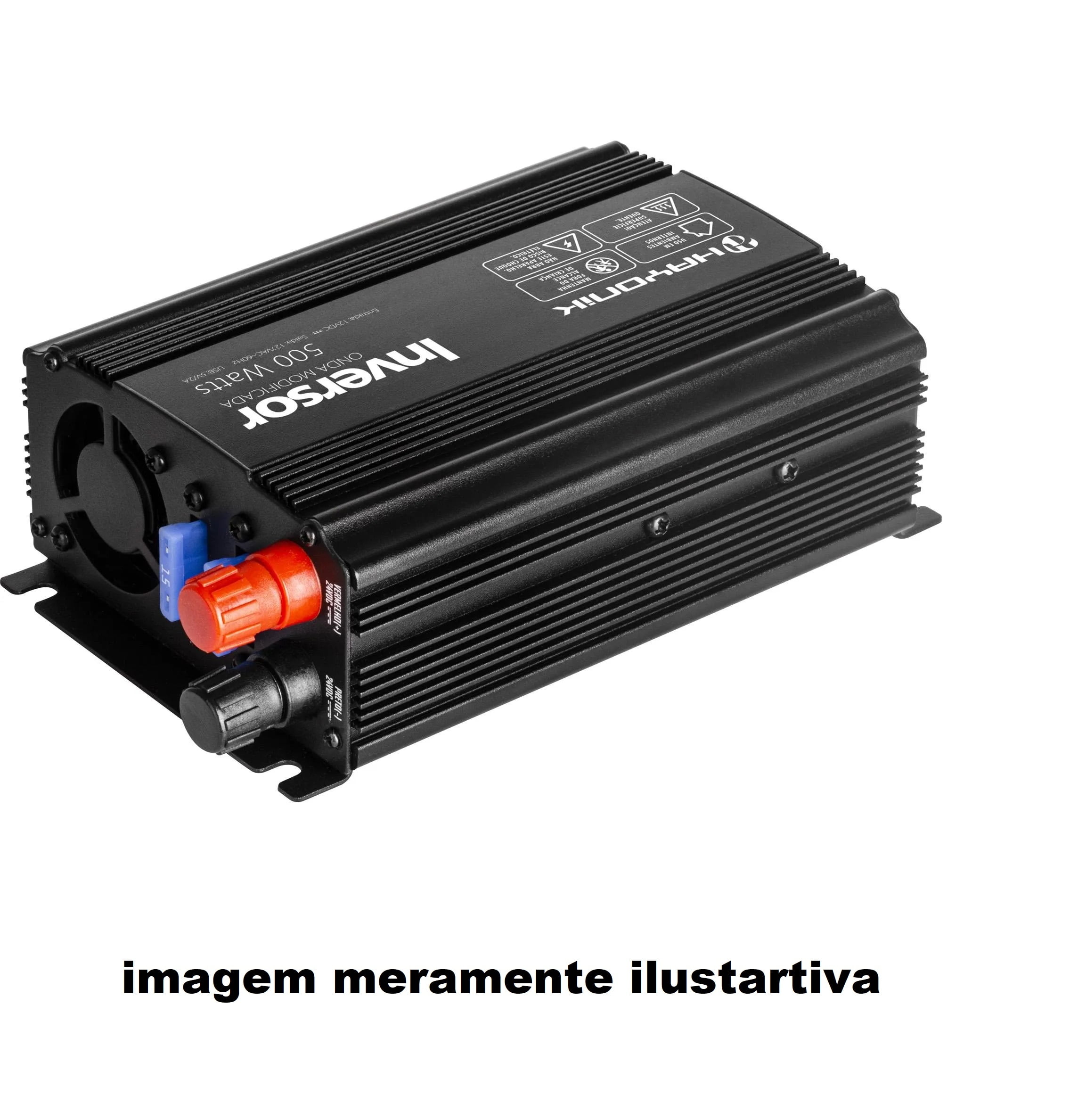 Somos Importador, distribuidor e Revendedor de Inversor de Onda Modificada 500W 12VDC/127V PW11 ...