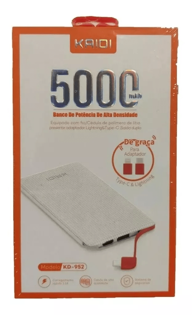 Somos especialista na venda de Power Bank Carregador Portátil Kaidi ...